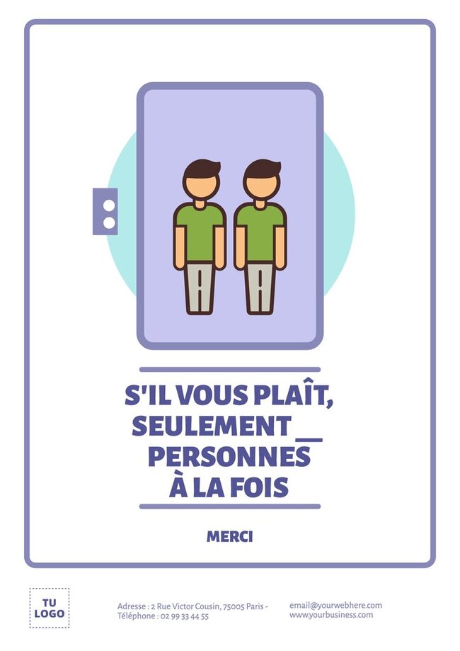 Affiches et modèles de capacité maximale