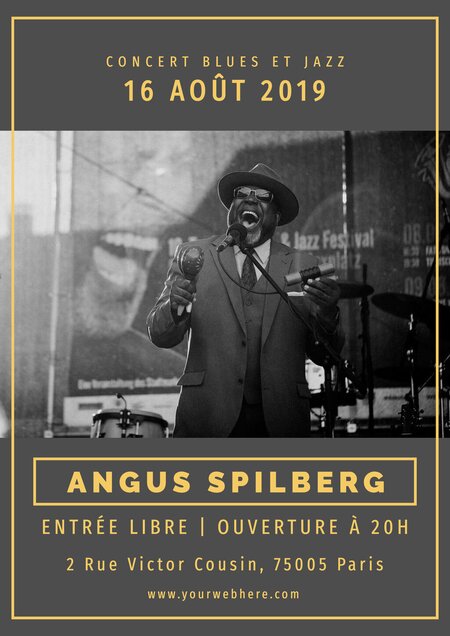 Modèles d'affiches de concerts de musique