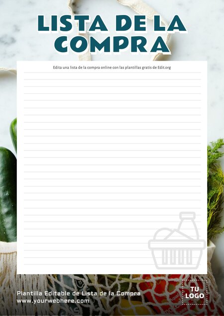 Plantillas de Lista de Compra para negocios Plantillas de Lista de Compra para negocios