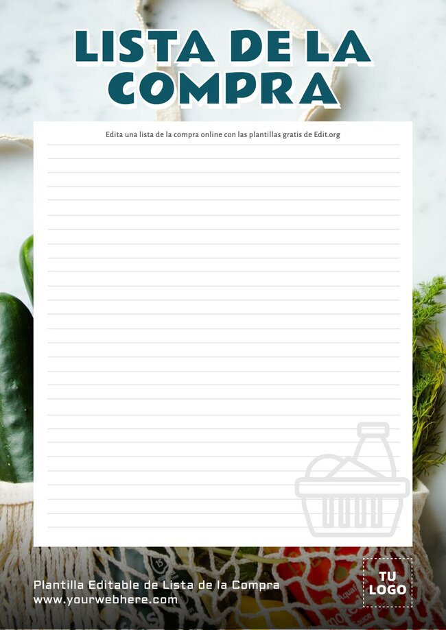 Plantillas de Lista de Compra para negocios