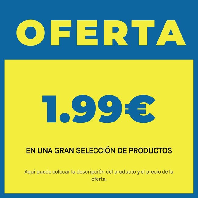 Carteles de ofertas para imprimir gratis