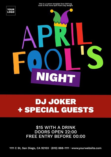 Templates for April Fools' Day promotions