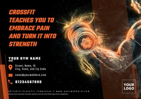 CrossFit Posters and Banners to Customize