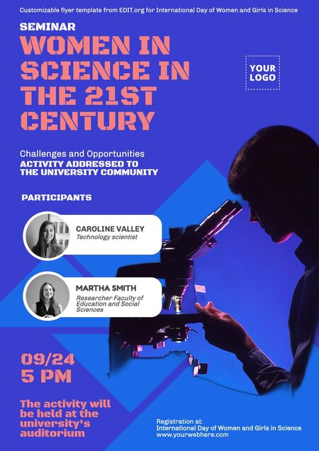 Posters for Day of Women and Girls in Science