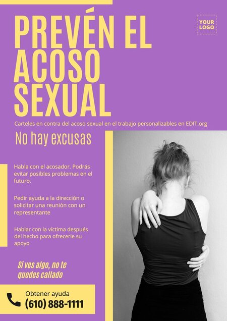 Carteles En Contra Del Acoso Laboral Y Sexual