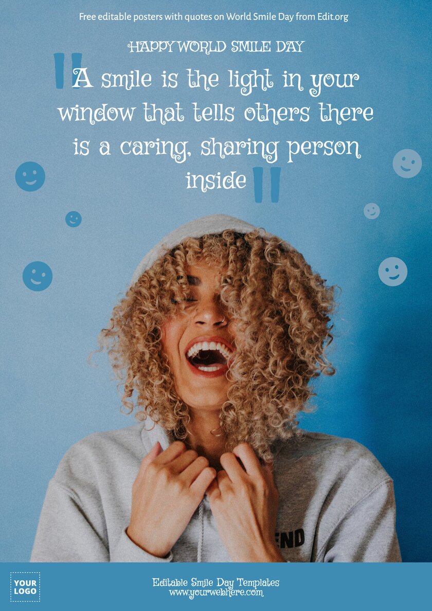 World Smile Day Poster Templates