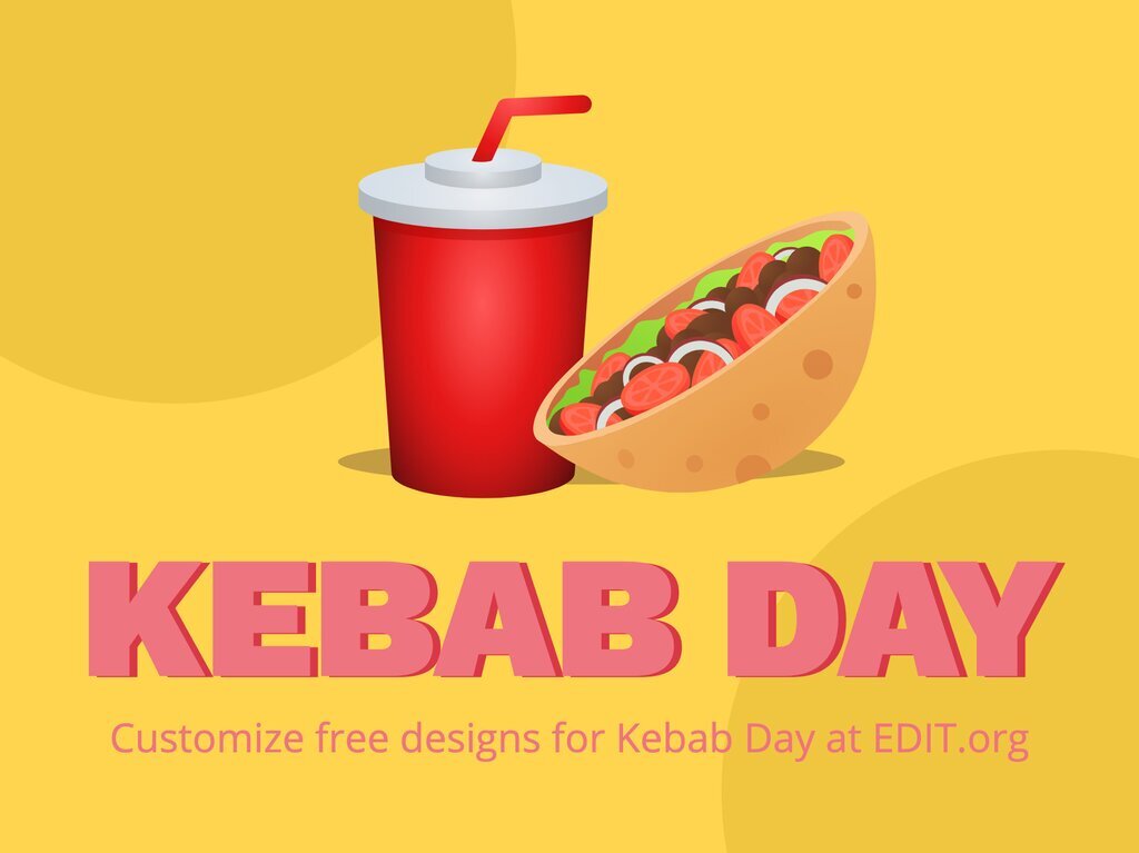 International Kebab Day ad templates
