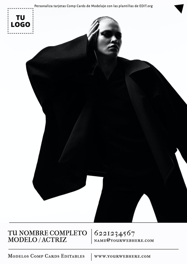 Diseña Tarjetas Composite para Modelos