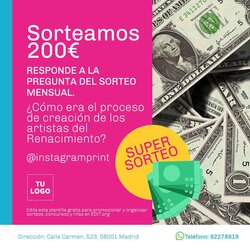 Plantillas para sorteos gratis online