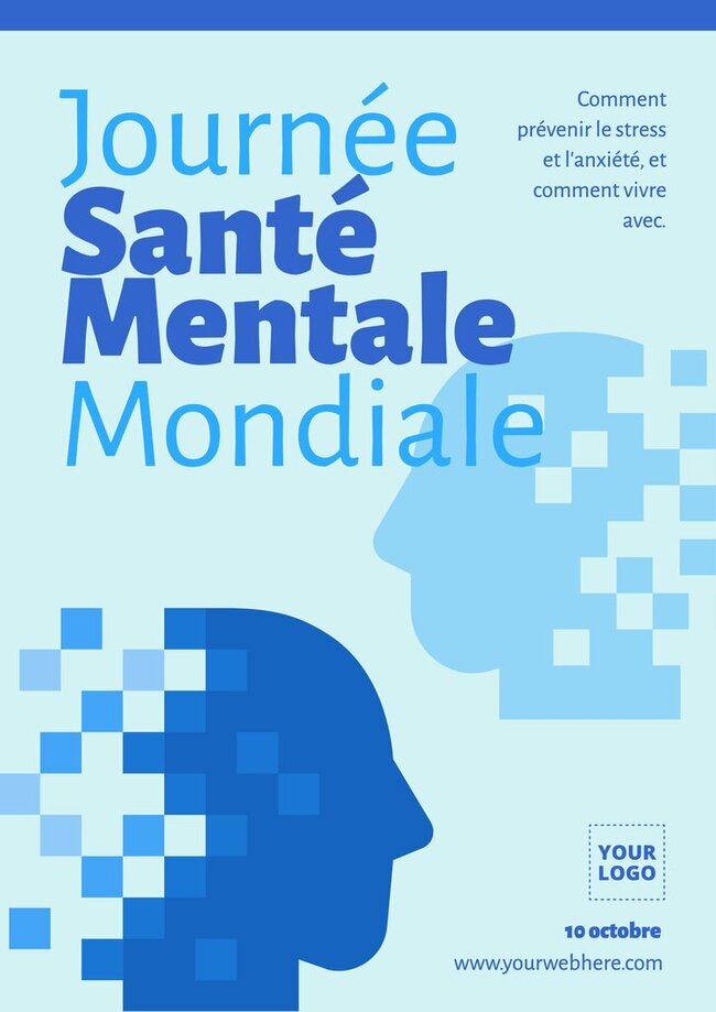 Personnalisez en ligne des affiches imprimables de sensibilisation à la ...
