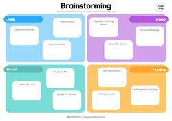 Create your Brainstorming Template