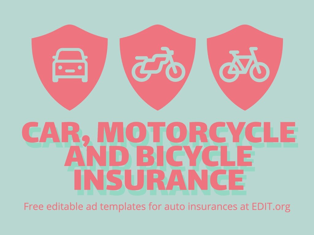 Auto Insurance templates to design ads