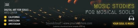 Free Soundcloud banner templates