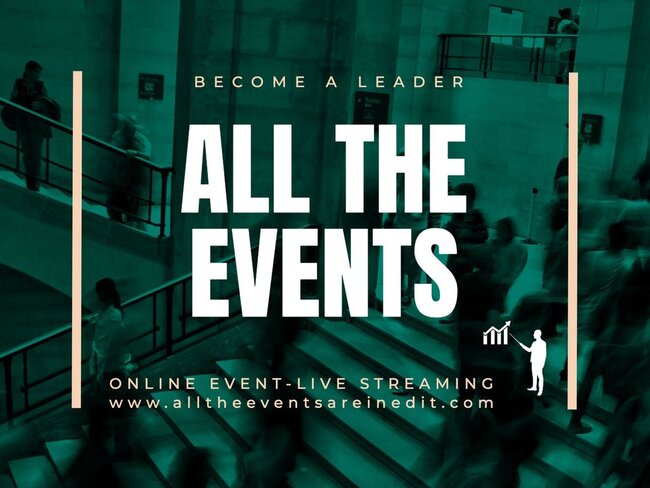 Live event templates for social networks