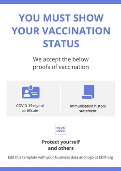 QR COVID. Printable certificates and posters.