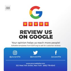 Templates to share customers' feedback