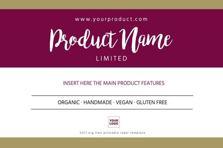 Editable label templates online