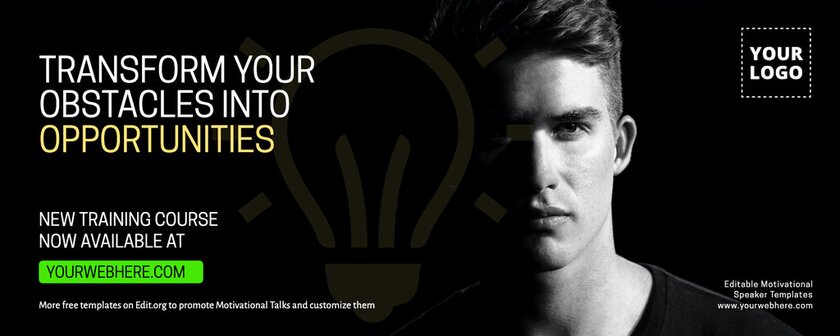 Editable Motivational Speaker Flyer Templates