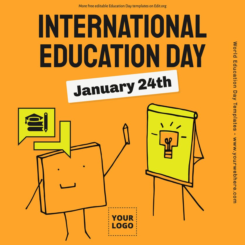 International Day of Education Poster Templates