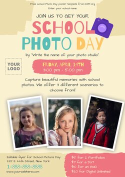 Free School Picture Day Flyer templates
