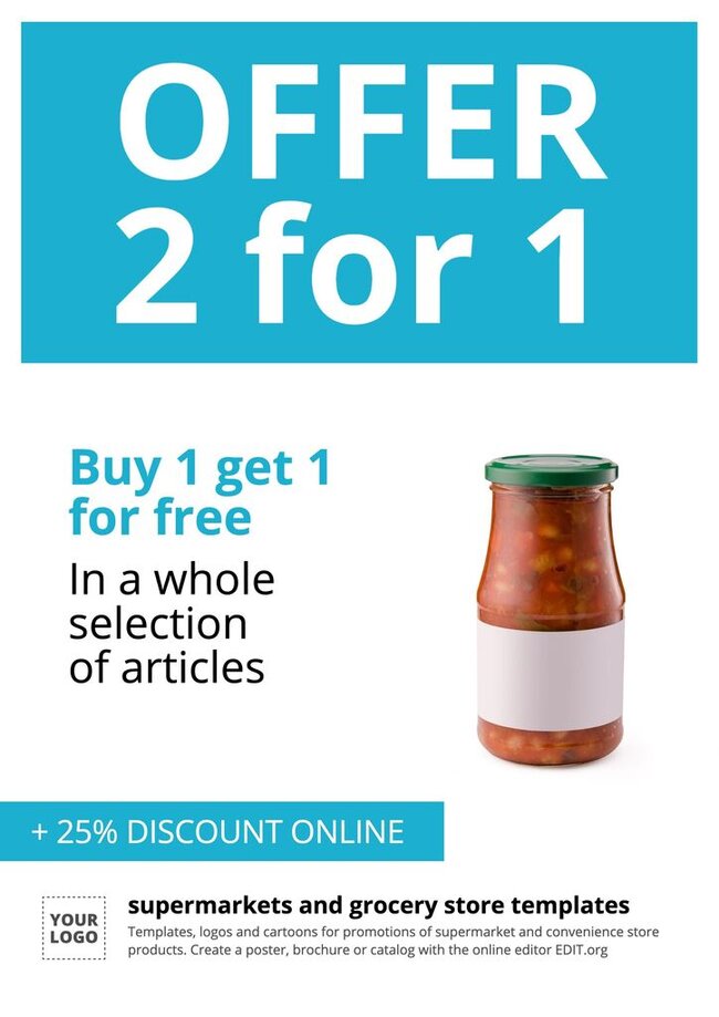 Editable Grocery Store Templates Online