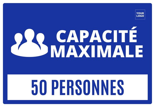 Affiches et modèles de capacité maximale