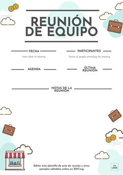 Actas de reunión personalizables gratis online