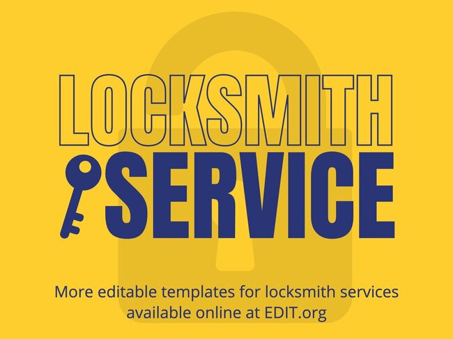 Free templates for locksmith cards, ads, and coupons