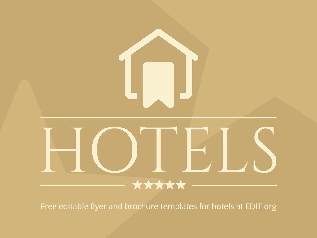 Make a Creative Hotel Flyer Design Online