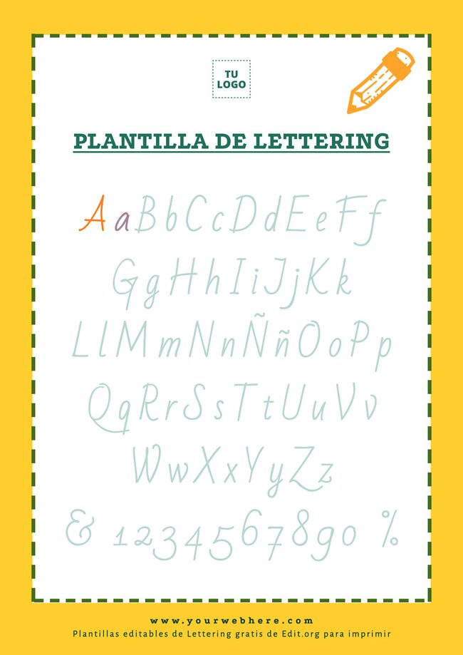 Plantillas de Lettering para descargar online