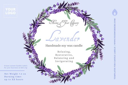 Free Printable Candle Labels