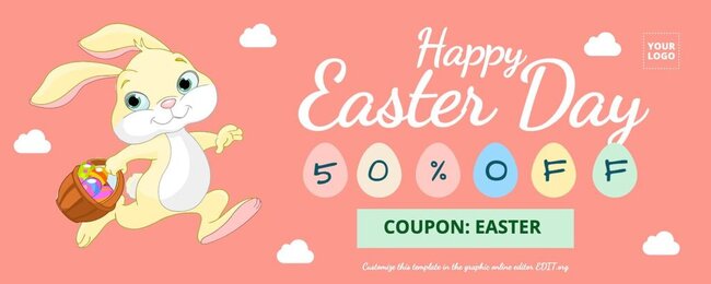 Easter Designs editable online for promotion and sales