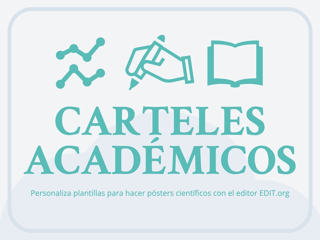 Plantillas de Poster Académico para editar gratis