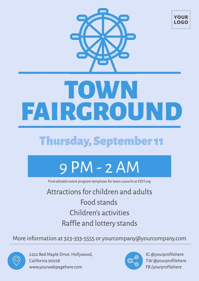 Create Town Hall Designs for Free