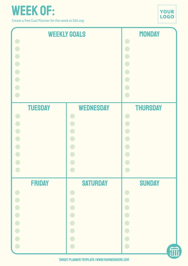 Free Goal Planner Templates