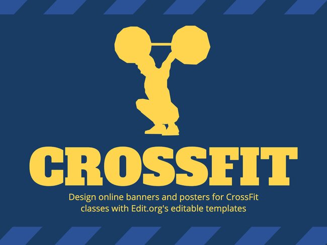CrossFit Posters and Banners to Customize