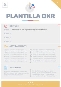 Plantillas OKRs para startups gratis