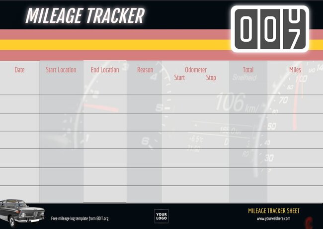 Free tracker templates to customize