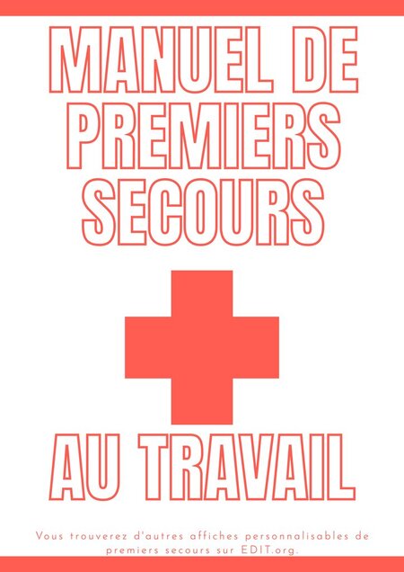 Affiches de premiers secours imprimables à éditer en ligne