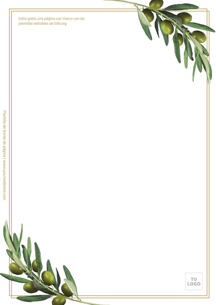 Plantillas de Bordes Decorativos gratis