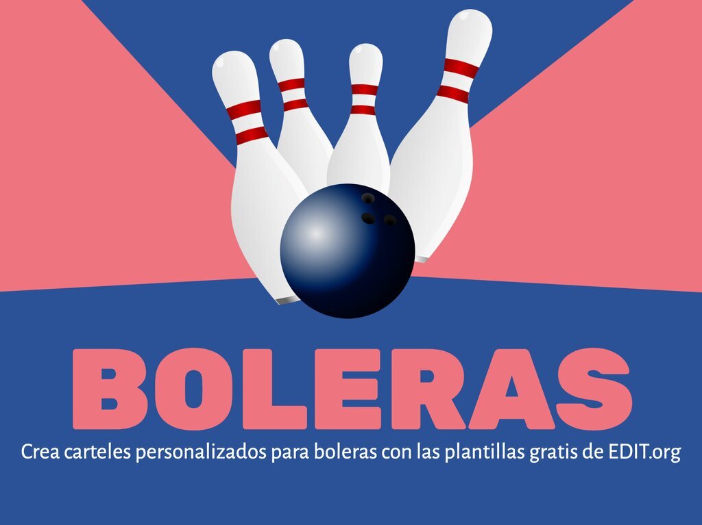 Crea invitaciones de bolera gratis con plantillas editables