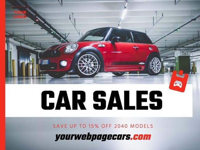 Marketing guide and designs for car sales