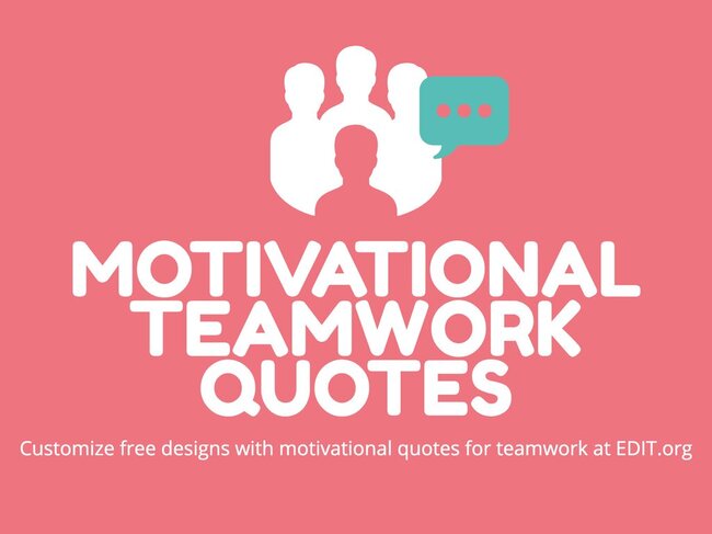 Posters with Motivational Quotes for Teamwork