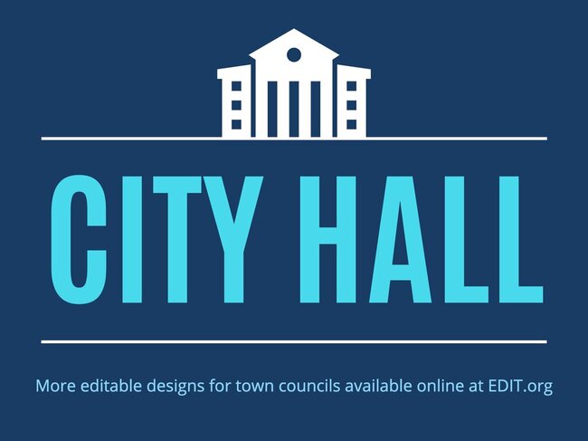 Create designs for your Town Hall
