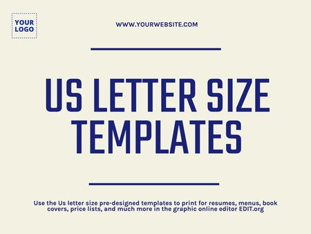 Letter-Size Templates for All Your Needs