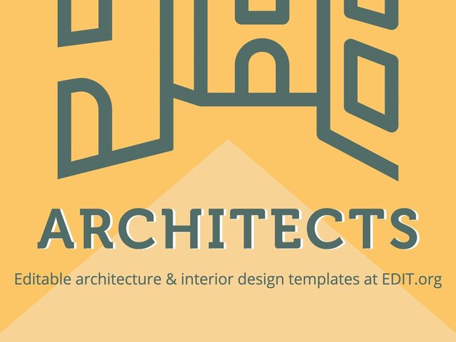 Free customizable Architect ads