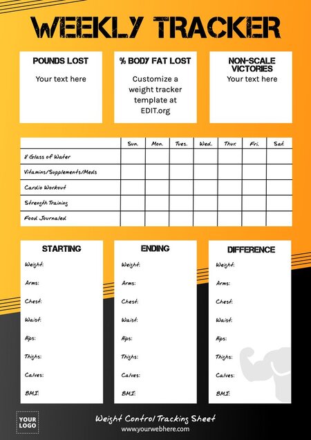 Free tracker templates to customize