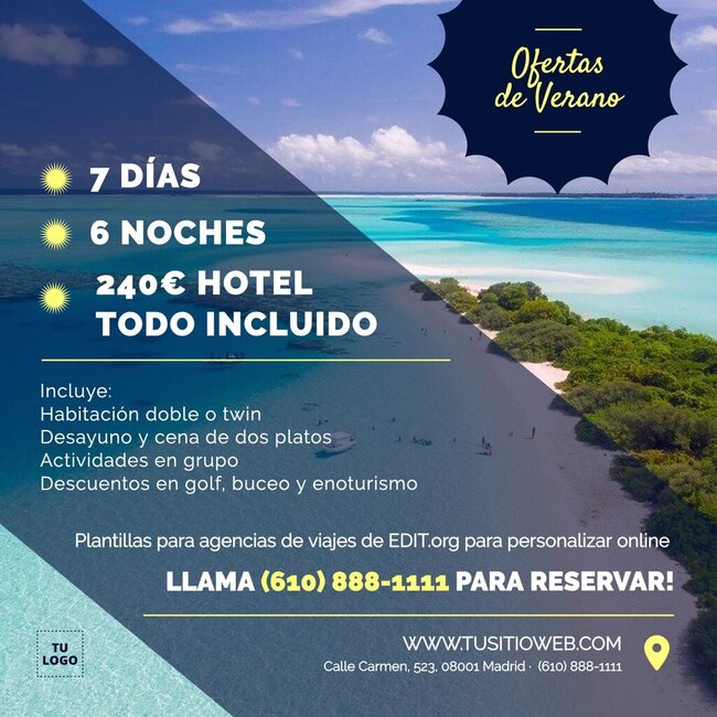 Marketing para Agencias de Viajes con plantillas