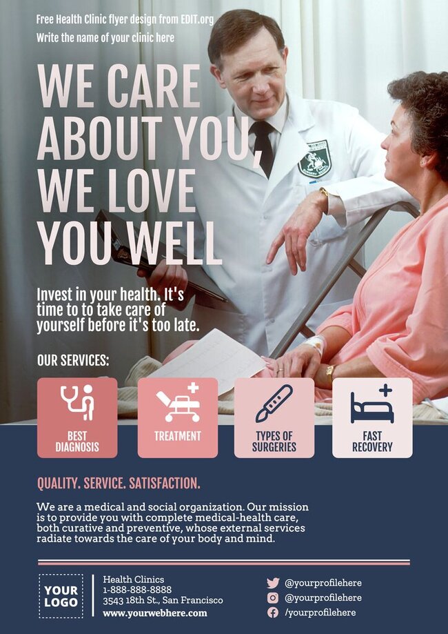 Create Free Clinic Pamphlet Designs Online