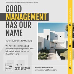 Free Property Management flyer templates